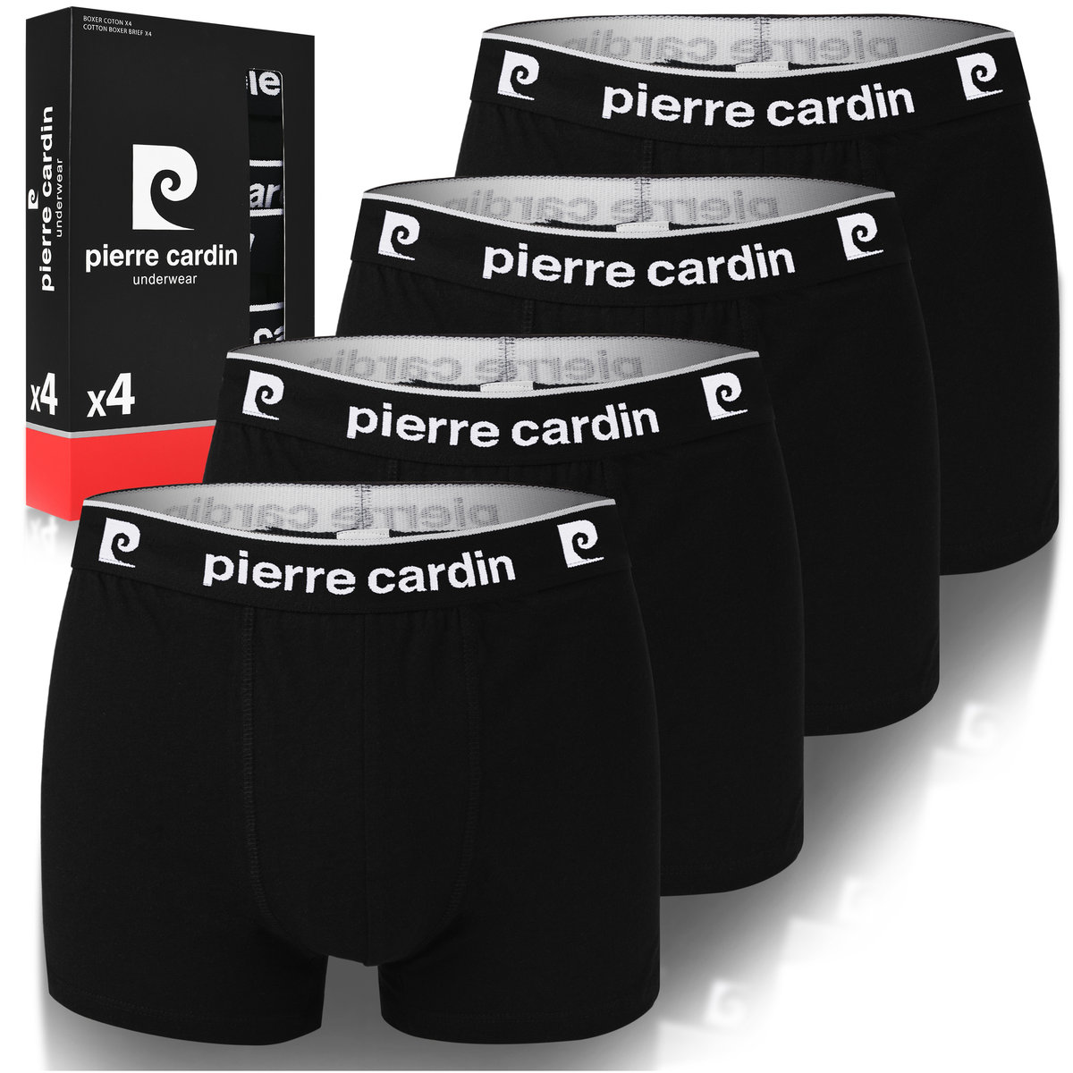 Pierre Cardin Bokserki Męskie Bawełniane BCX4 4 sztuki Rozmiar XXL - Pierre Cardin | Moda Sklep ...