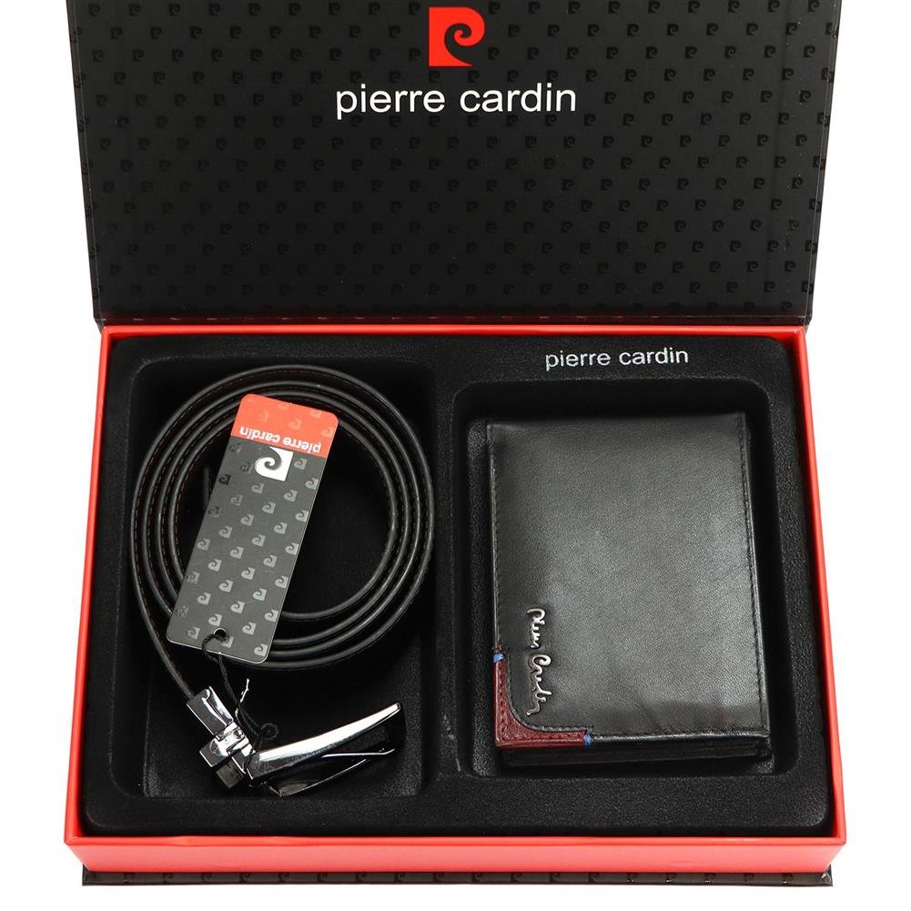 PIERRE CARDIN Zestaw prezentowy Męski Portfel + Pasek ZG-107 - Pierre ...
