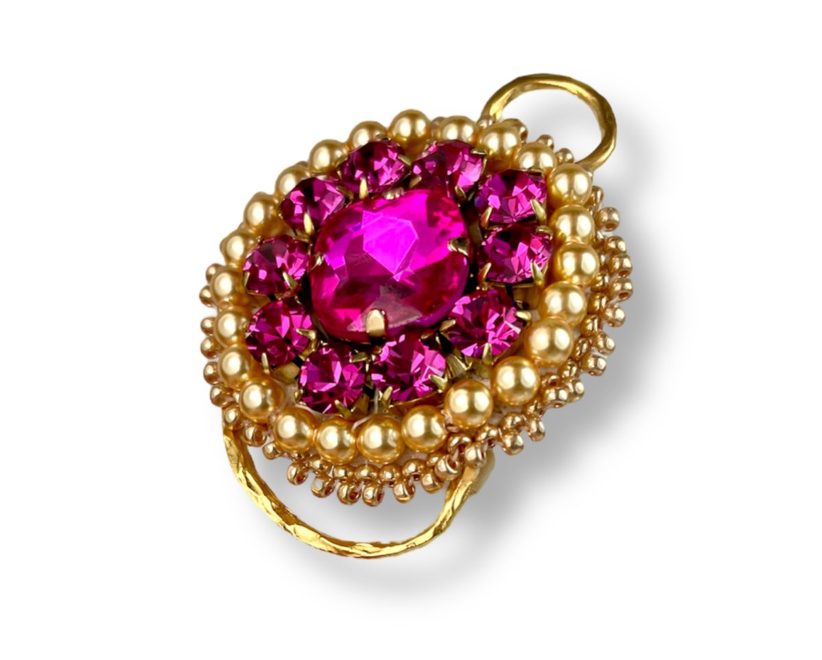 Pierścień Saturno fuxia 01 / Raffaella De Angeli - Raffaella De Angeli ...