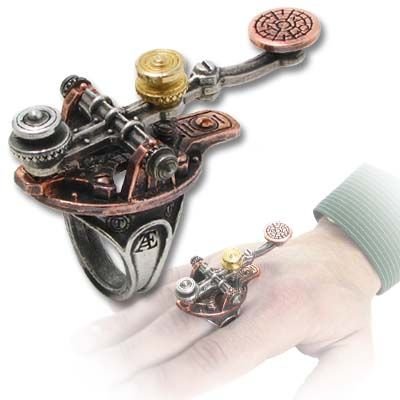pierścień THE J-32M ELECTRICAL TELEGRAPH FINGER TAPPER-Q - Inna marka ...
