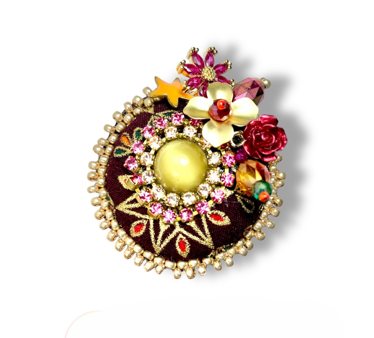 Pierścieniowy bukiet amarantowy Raffaella De Angeli - Raffaella De ...