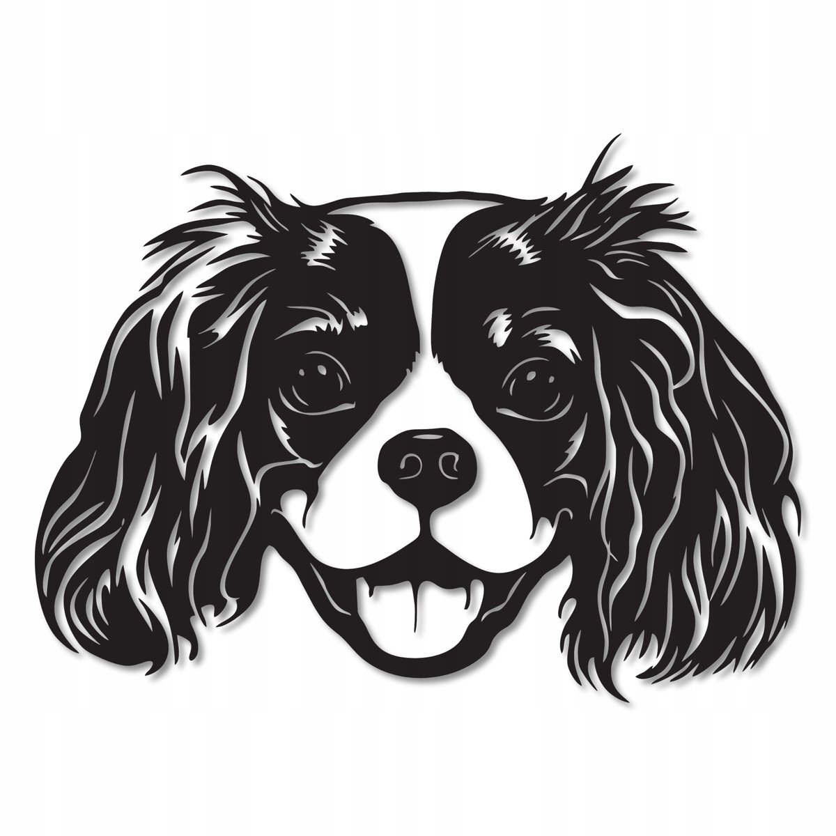 PIES OBRAZ AŻUROWY DEKORACJA ŚCIENNA PANEL ŚCIENNY DEKORACJA ŚCIENNA ...