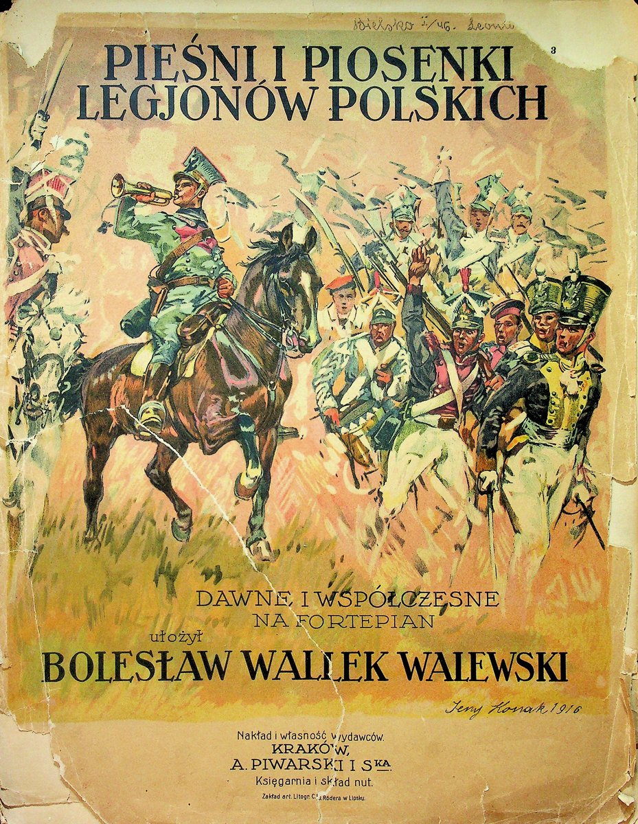 Pieśni i piosenki legionów polskich Dawne i współczesne na fortepian ...