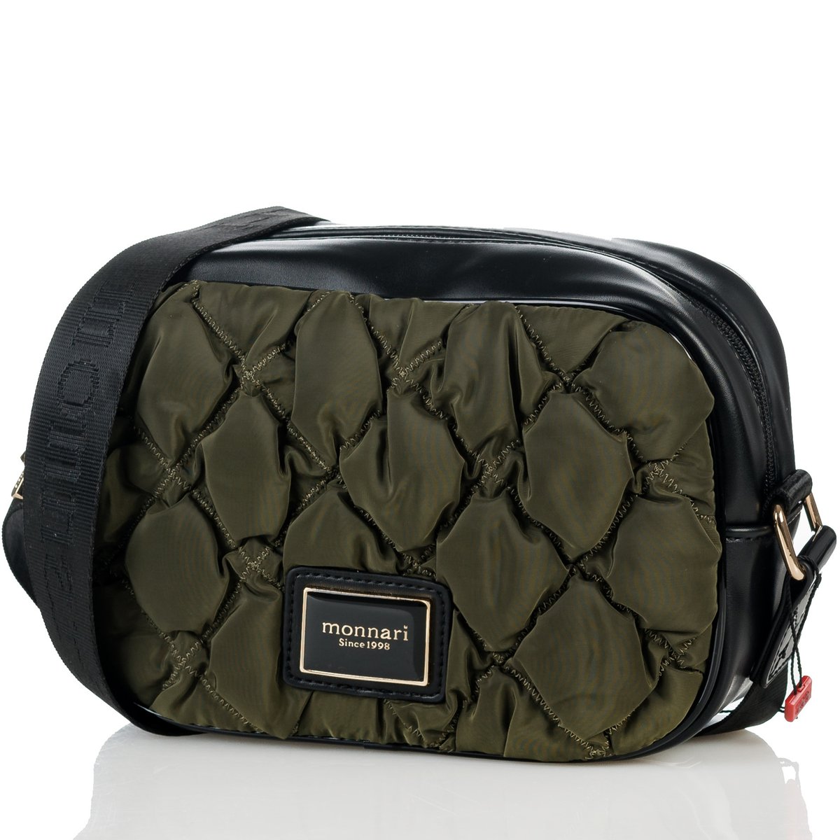 Pikowana Torebka Listonoszka Monnari Zielona Khaki - MONNARI | Moda Sklep EMPIK.COM