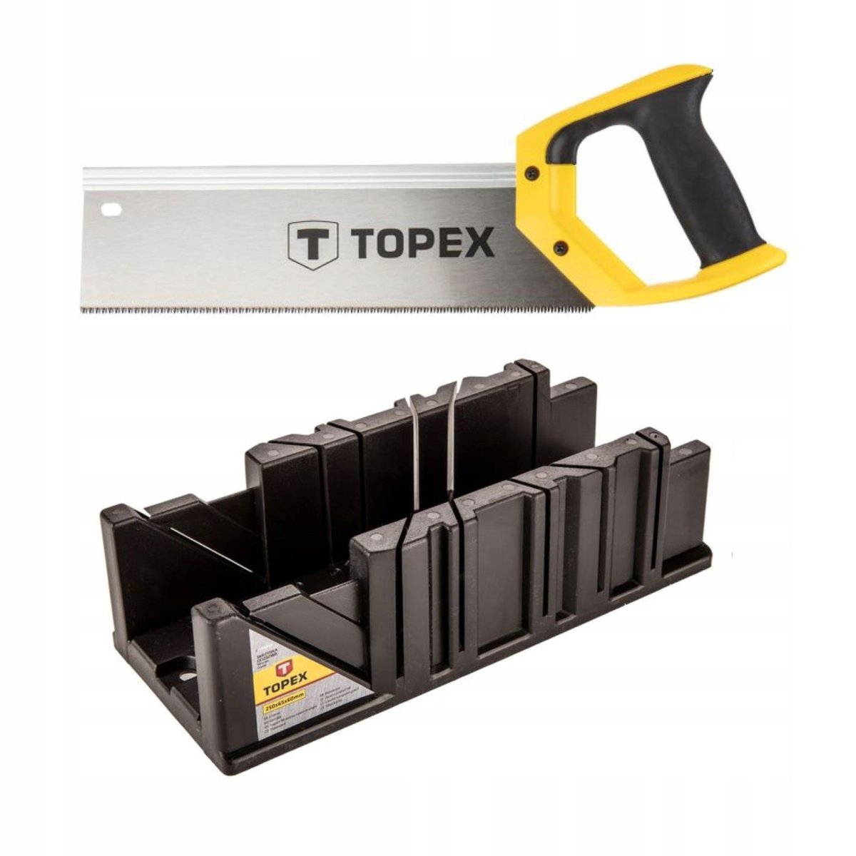 Piła Grzbiet+ Skrzynka Uciosowa 250x65x60 mm TOPEX - Topex | Sklep ...