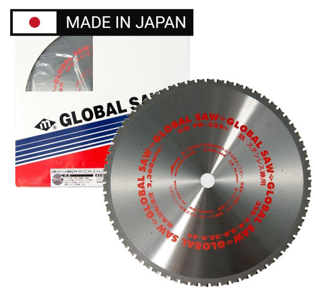 Piła tarczowa do cięcia stali GLOBAL SAW 355 x 2.4/2.0 x 25.4mm 64z ...