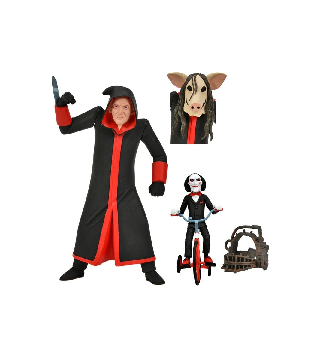 Piła Toony Terrors Figurki Jigsaw Killer & Billy Tricycle 15 Cm Neca ...