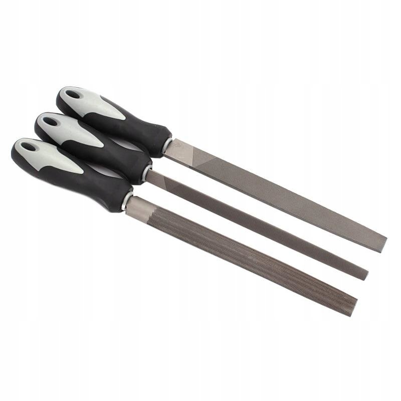 Pilnik do Metalu 3 Szt 200mm Płaski Trójkątny - ADGO | Sklep EMPIK.COM
