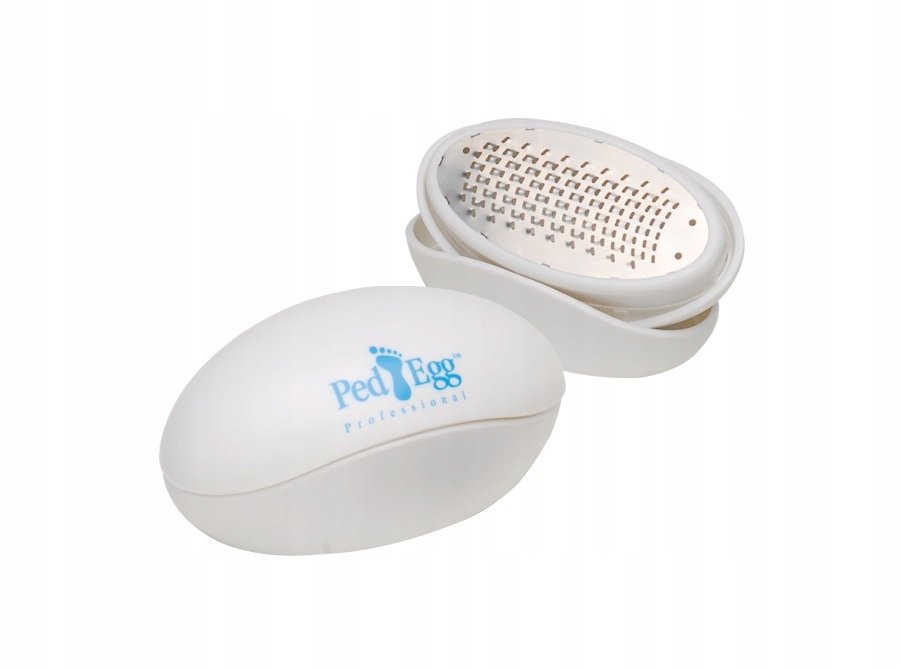 Pilnik do rąk Ped Egg półksiężyc (łódka) metalowy biały | Sklep EMPIK.COM