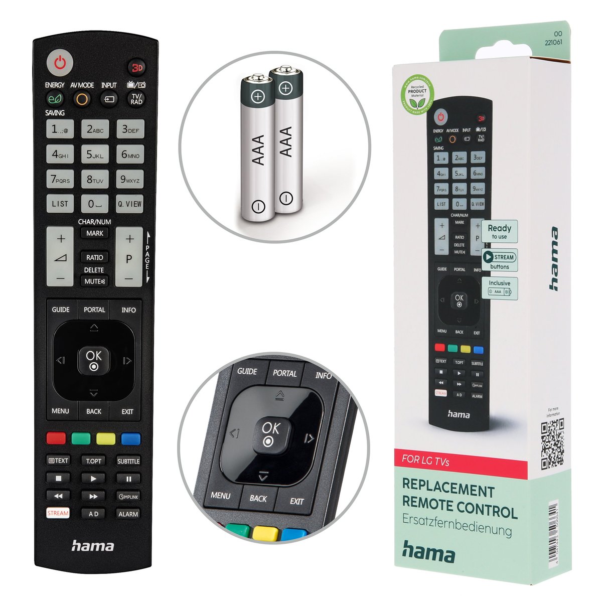 Pilot do TV Hama zamiennik do telewizora LG smart tv - Hama | Sklep EMPIK.COM