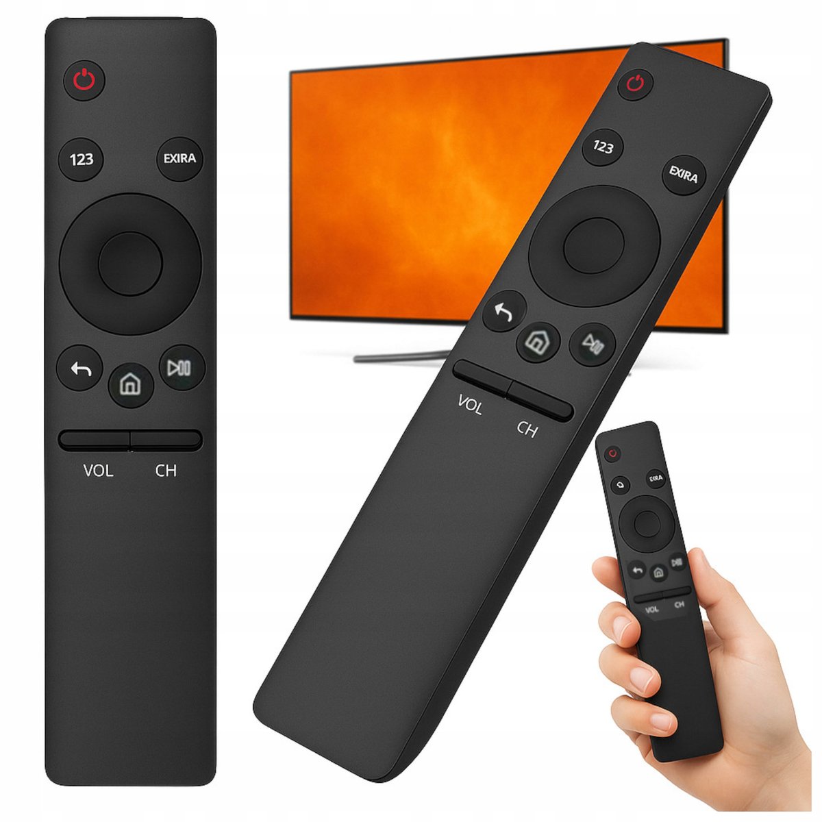 PILOT DO TV SAMSUNG SMART TV SMART DO TELEWIZORA ZAMIENNIK UNIWERSALNY ...