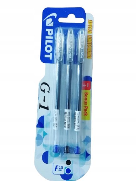 Pilot G1 Zestaw Długopisów Żelowych X 3 Pilot - Pilot | Sklep EMPIK.COM
