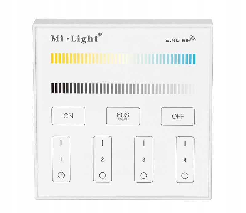 Pilot Panel Milight B2 MONO i CCT 4-strefy na AAA - LED-ONE | Sklep ...