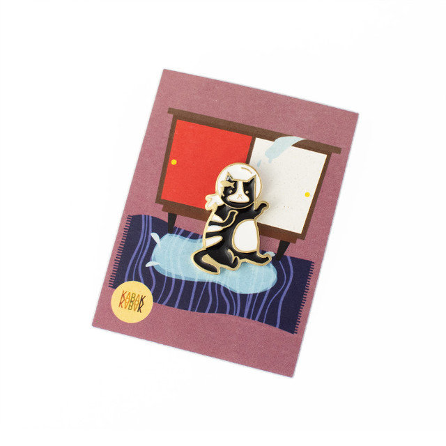 Pin Kot - KABAK | Moda Sklep EMPIK.COM