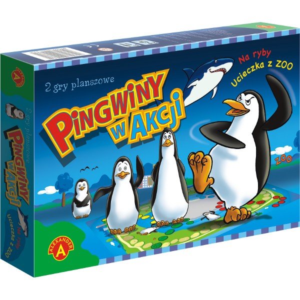 Pingwiny w akcji, gra planszowa, Alexander - Alexander | Sklep EMPIK.COM