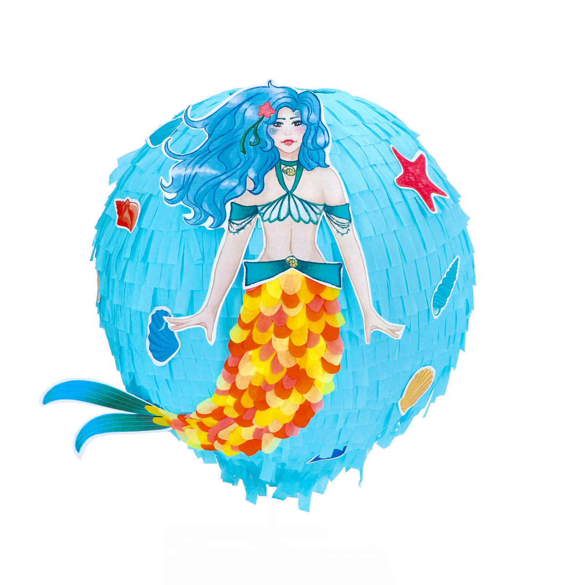 Piniata syrenka syrena woda ocean morze muszle - Mapin | Przyjęcia i ...