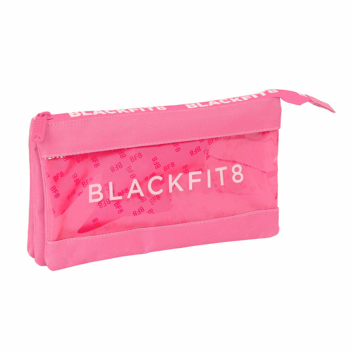 Piórnik Potrójny BlackFit8 Glow up Różowy (22 x 12 x 3 cm) - Inna marka ...