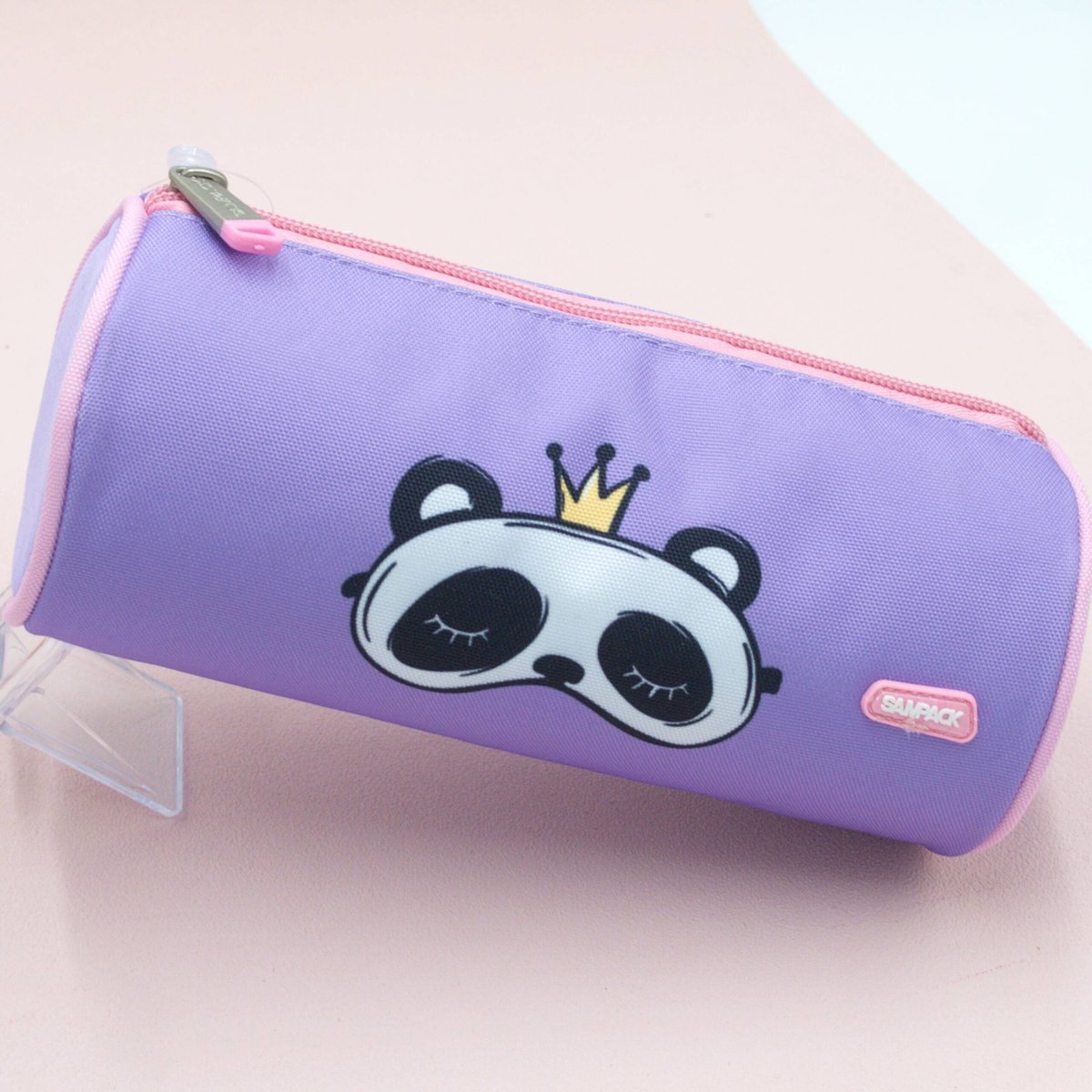 Piórnik tuba dla dziewczynki panda, fioletowy, myHomelife - myHomelife ...