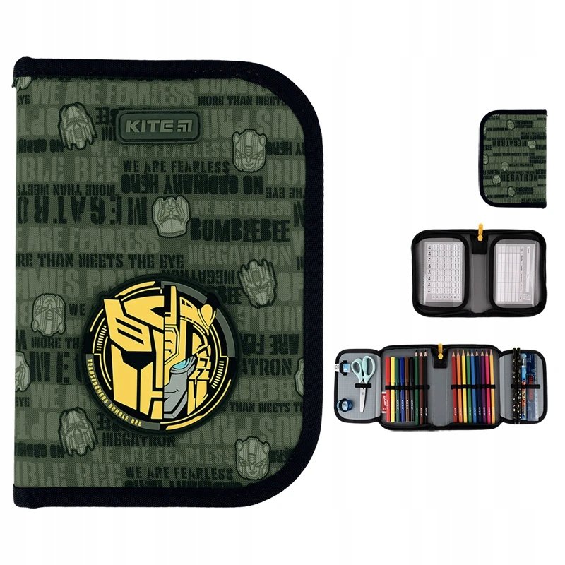 Piórnik z wyposażeniem dla dzieci do szkoły Transformers Kite - KITE ...