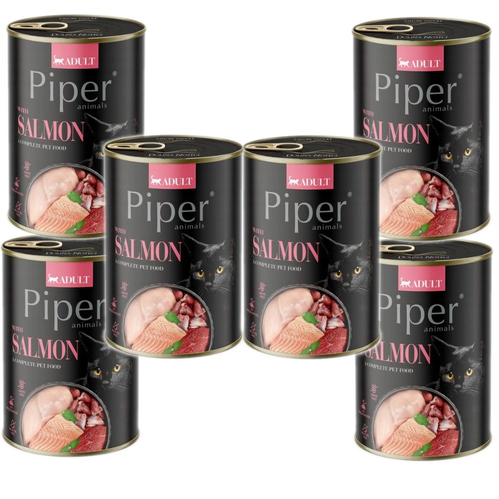 PIPER Animals z łososiem - mokra karma dla kota - 6x400g - Dolina ...