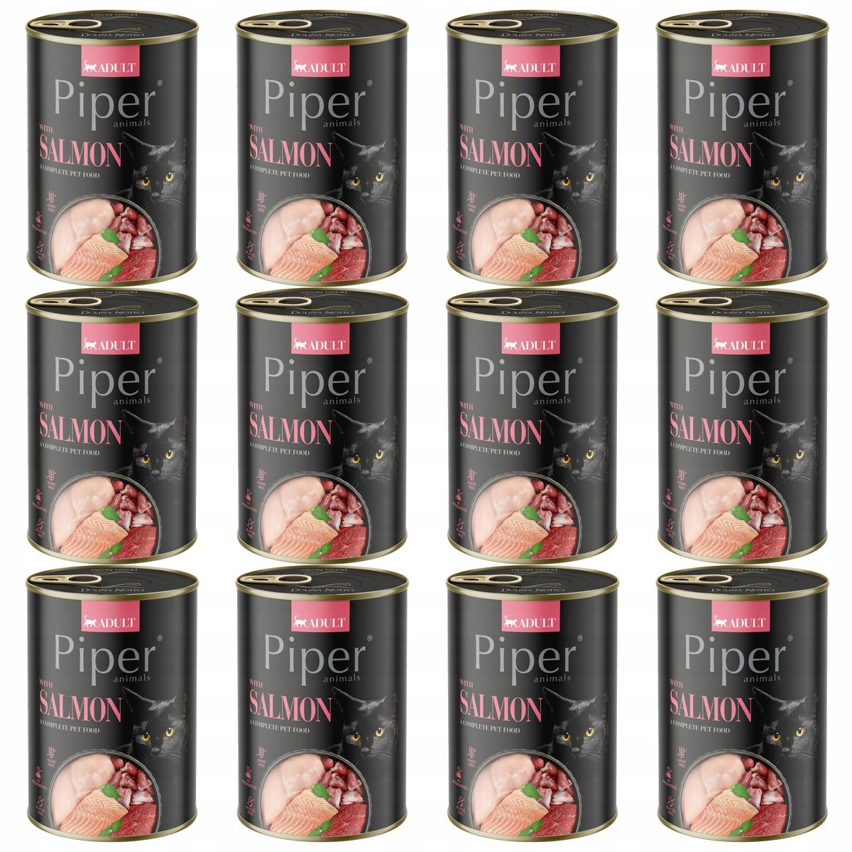 Piper Karma Mokra Dla Kota Dolina Noteci Łosoś 12 X 400G Bezzbożowa - Piper | Sklep EMPIK.COM