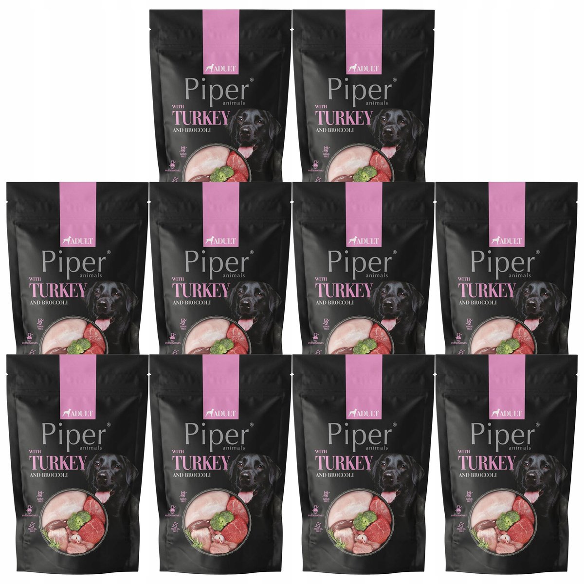 Piper Karma Mokra Dla Psa Dolina Noteci Indyk Brokuł 10 X 500G ...