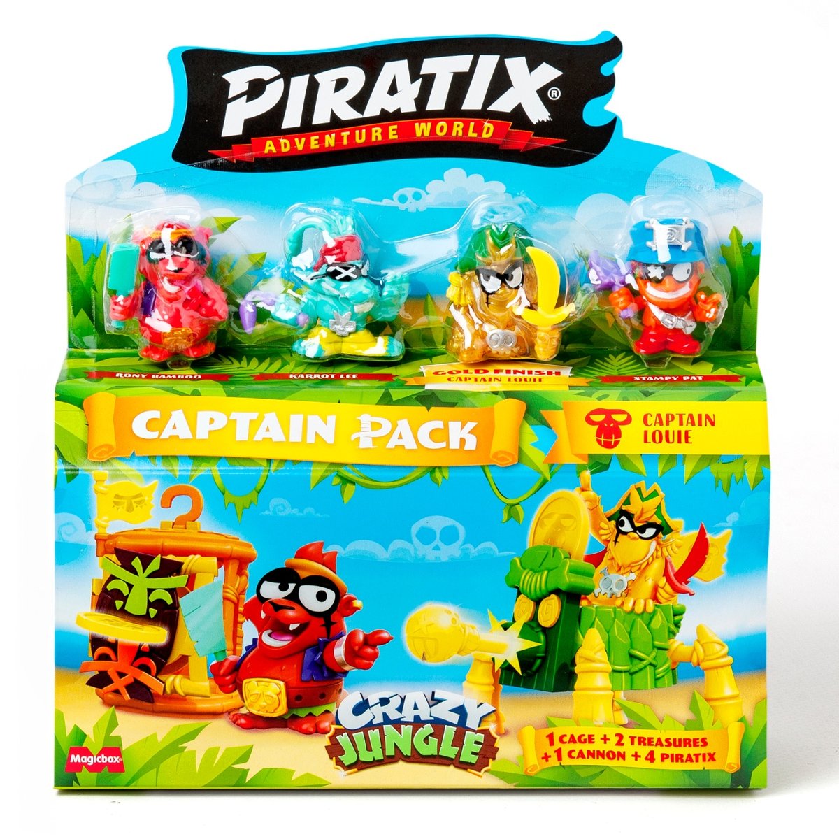 Piratix Crazy Jungle - Captain Pack Captain Louie - Piratix | Sklep ...