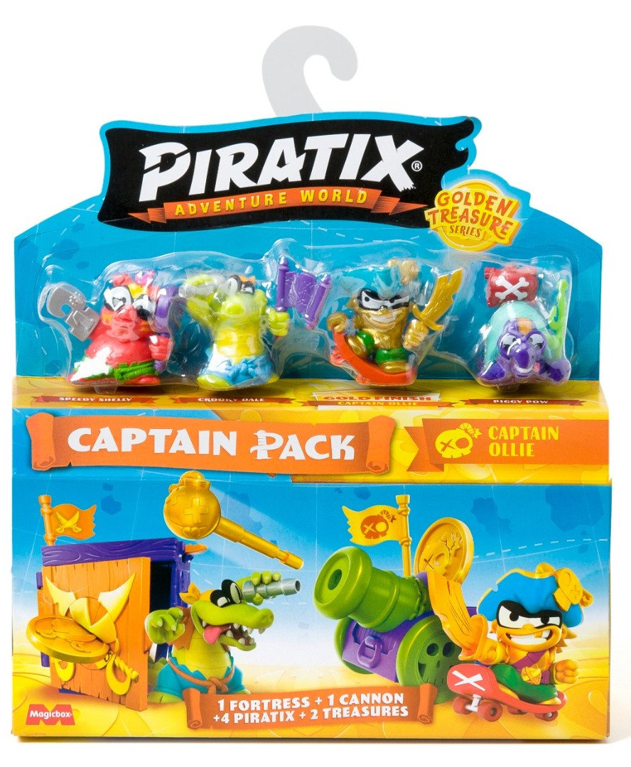 PIRATIX Golden Treasure Piraci Captain Pack KAPTAIN OLLIE - Inna marka ...