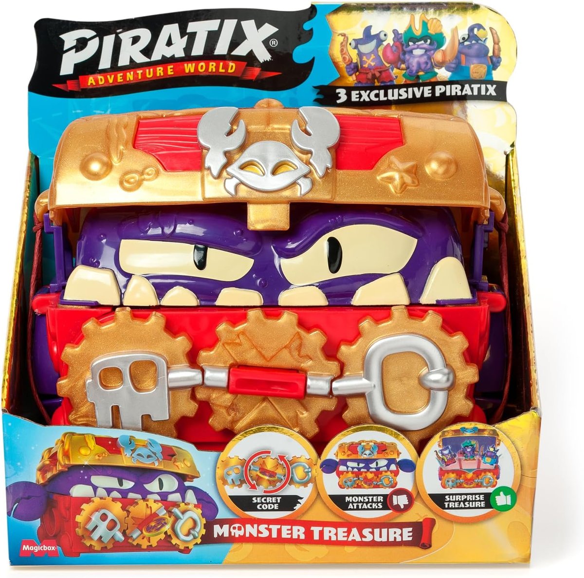 Piratix Monster Treasure Zestaw, Figurka Magic Box - Magicbox | Sklep EMPIK.COM