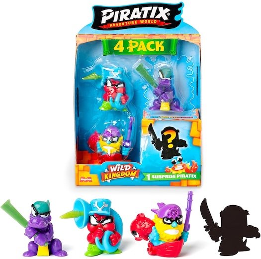PIRATIX Wild Kingdom Mini Zestaw 4 Figurek Losowe - Piratix | Sklep ...