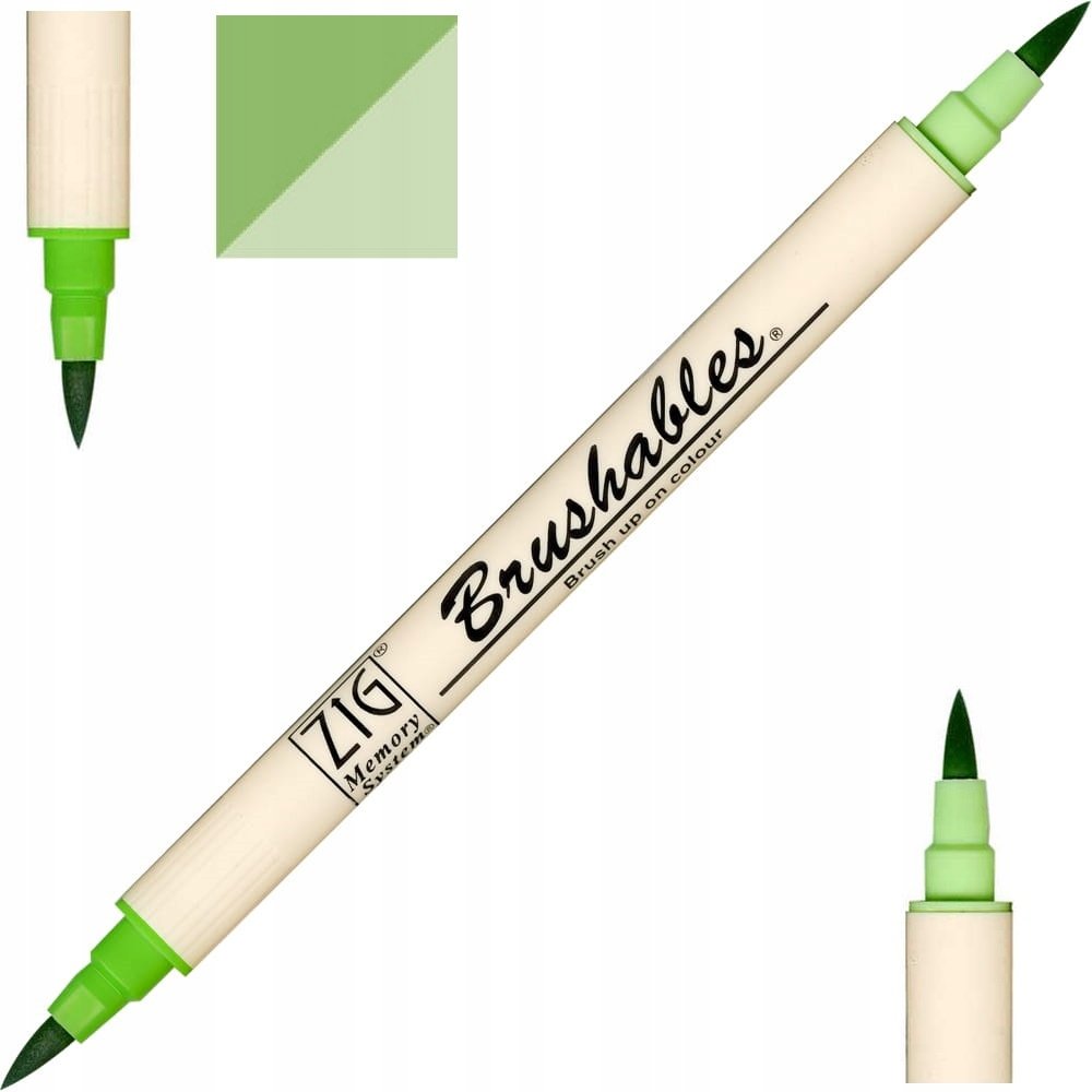 Pisak marker pędzelkowy brush pen do kaligrafii Zig Kuretake SPRING ...