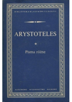 Pisma różne - Arystoteles | Książka w Empik