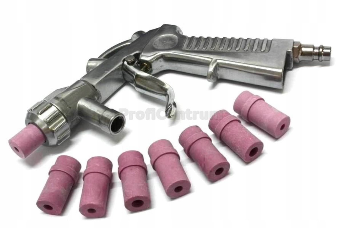 Pistolet do piaskowania do piaskarki + 8 dysz - Inna marka | Sklep EMPIK.COM