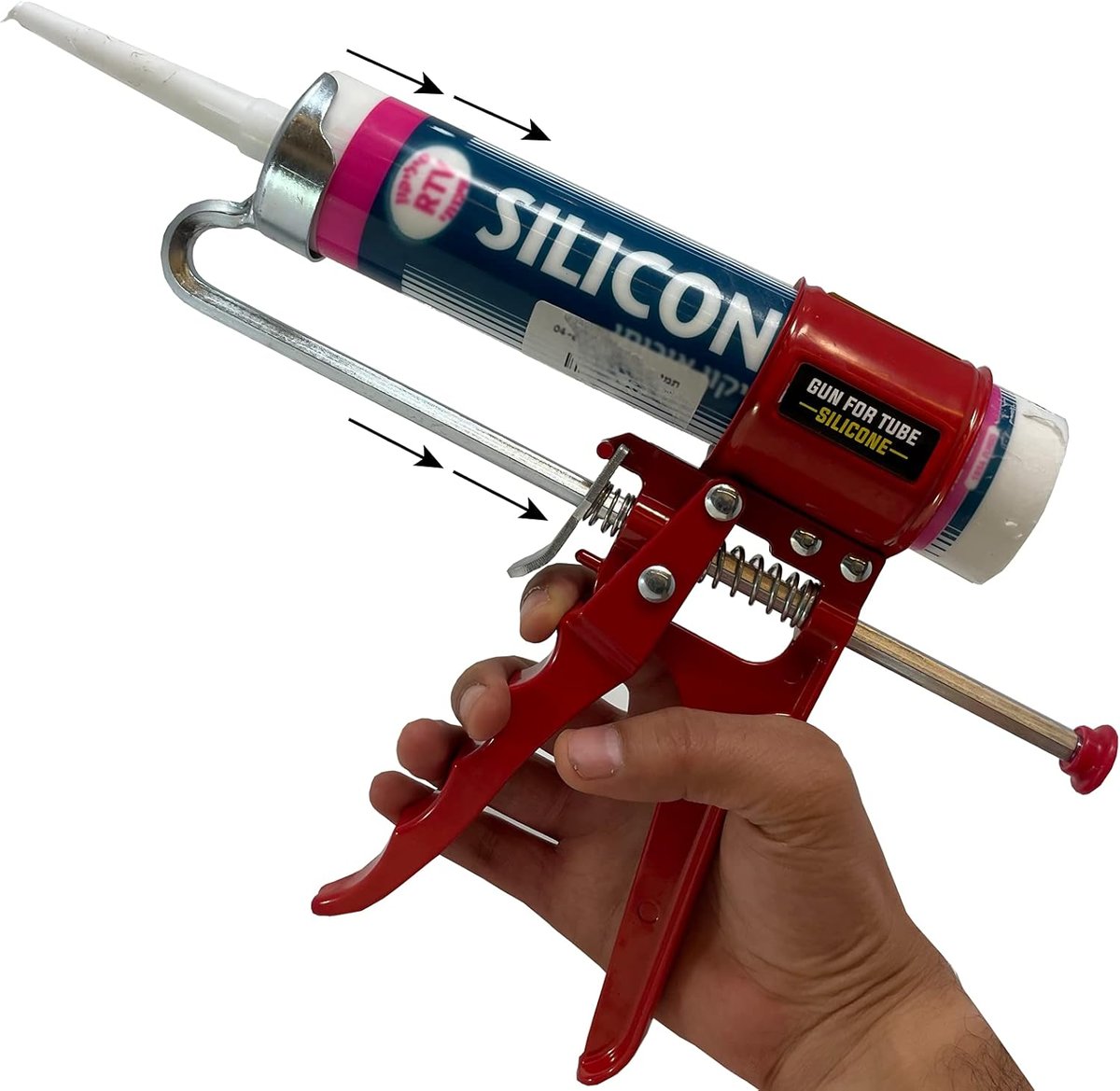 Pistolet do silikonu z nożem do cięcia tuby - Inna marka | Sklep EMPIK.COM
