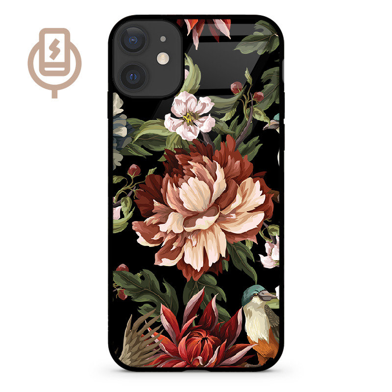 Piwonie - iPhone 11 Etui szklane flexible indukcyjne [TIF 81A ...