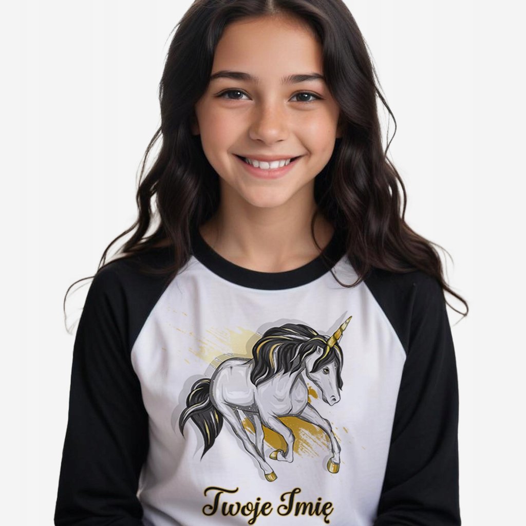 PIŻAMA CZARNA Dziecięca Na Prezent Dla Fana JEDNOROŻCE IMIĘ Wzory 134 - Inna marka | Sklep EMPIK.COM