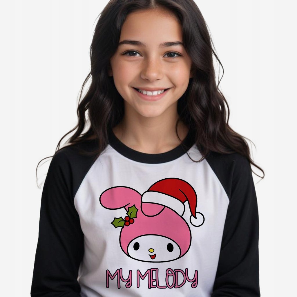 Piżama Czarna MY MELODY SANTA Na Prezent Święta Mikołaj Wzory Rozm 152 ...
