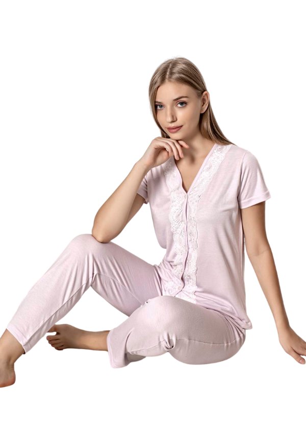 Piżama Damska wiskoza krótki rękaw M klasyczna - Vienetta | Moda Sklep ... Piżama Damska wiskoza krótki rękaw M klasyczna - Vienetta | Moda Sklep ...