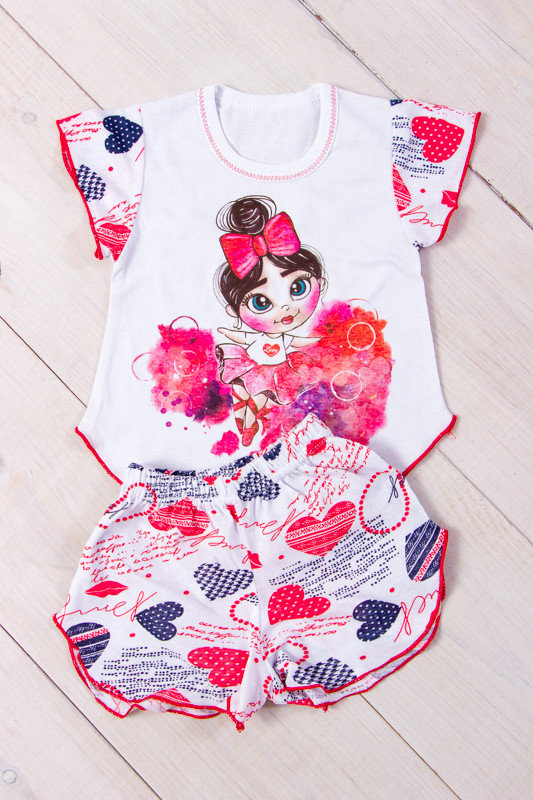 Piżama (dziewczynki) letni 9668-002-33 - Uaclothes | Sklep EMPIK.COM