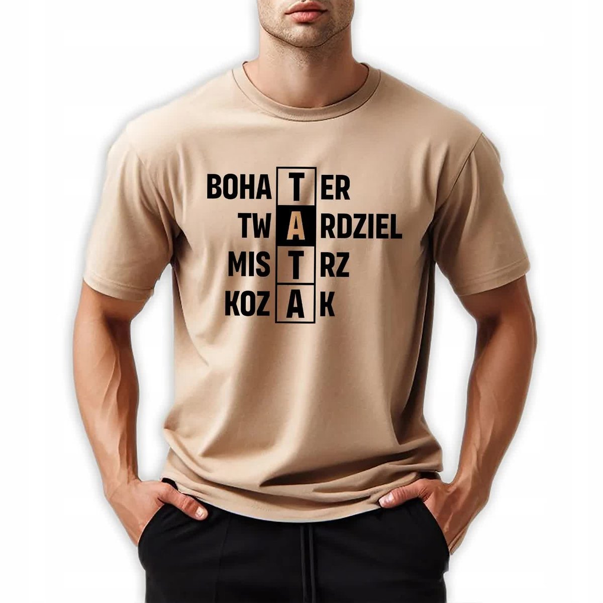 Piżama Męska BOHATER TRWARDZIEL MISTRZ KOZAK Dla Taty Wiosna M HIT ...