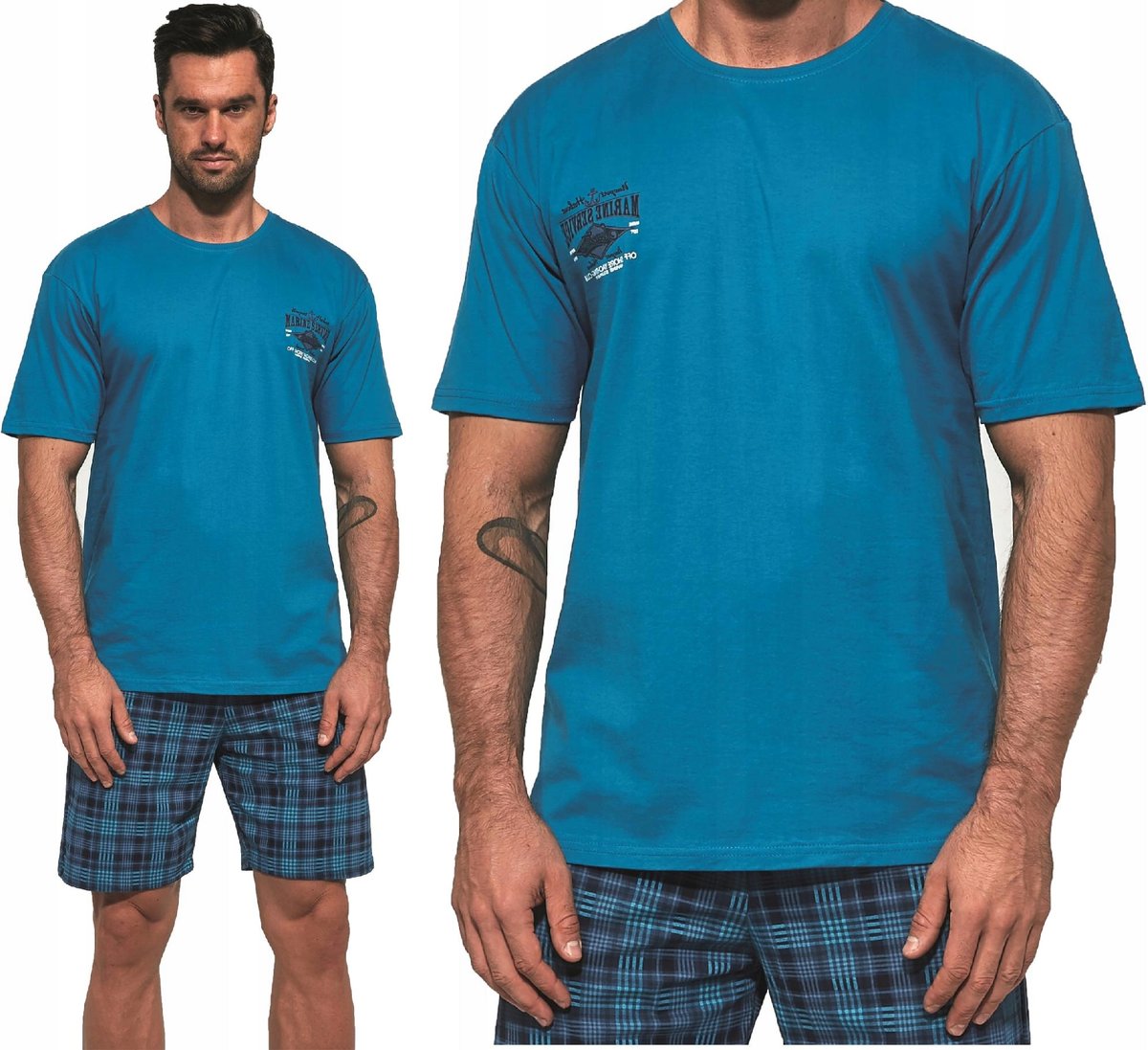 PIŻAMA MĘSKA CORNETTE kr. ręk. 326/92 MARINE r XXL - Inna marka | Moda Sklep EMPIK.COM