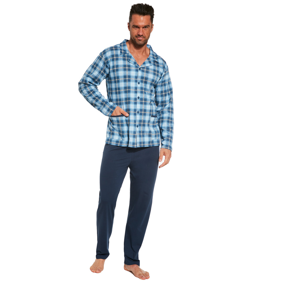 Piżama męska rozpinana długa CORNETTE 114/63 XL - CORNETTE | Moda Sklep ...