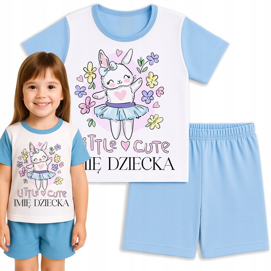 PIŻAMA NIEBIESKA DZIECIĘCA | LITTLE IMIĘ WYPRAWKA DO PRZEDSZKOLA ROZM ...