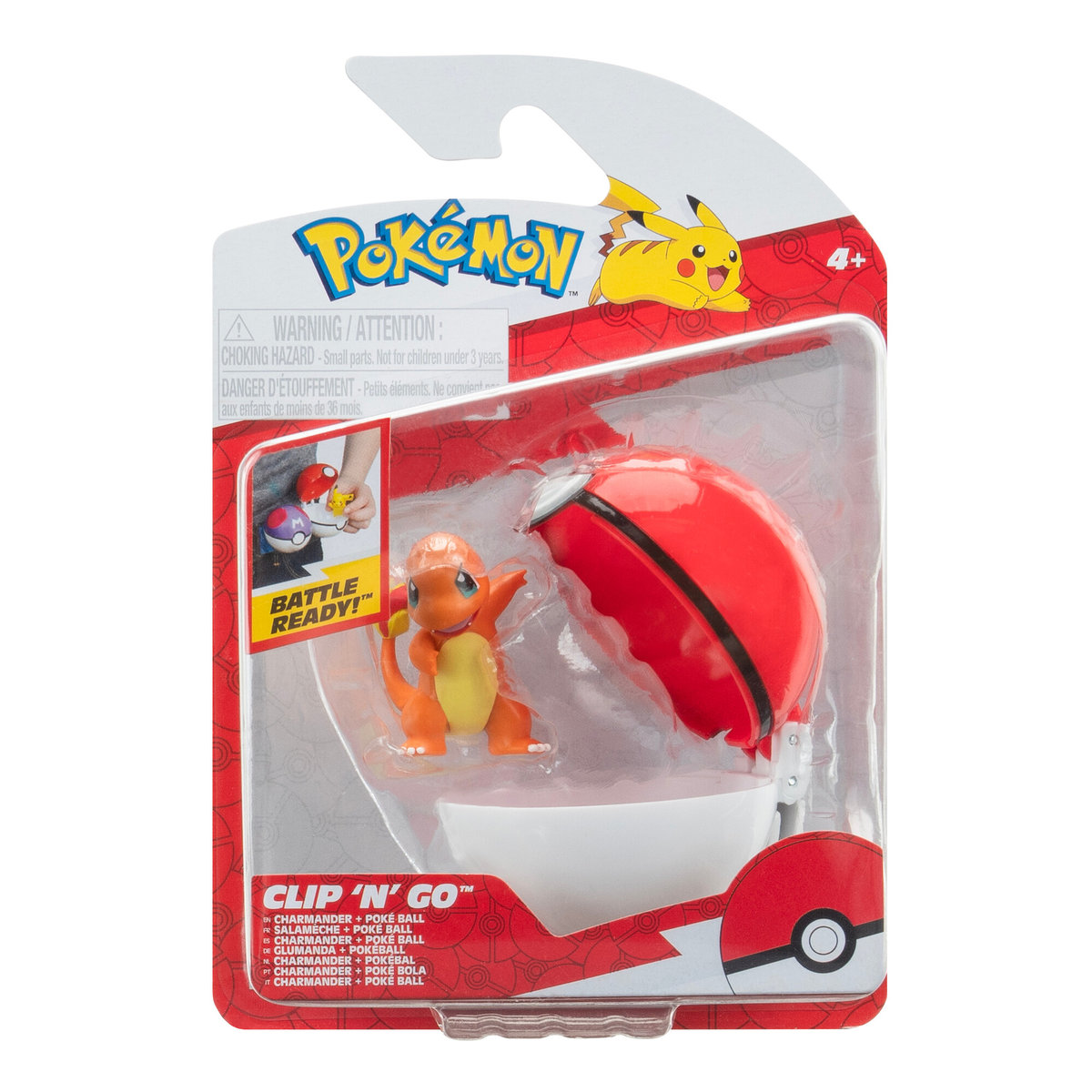 PKW - Clip 'N' Go (Charmander #1 with Poké Ball) W18 - JAS POKEMON | Sklep EMPIK.COM