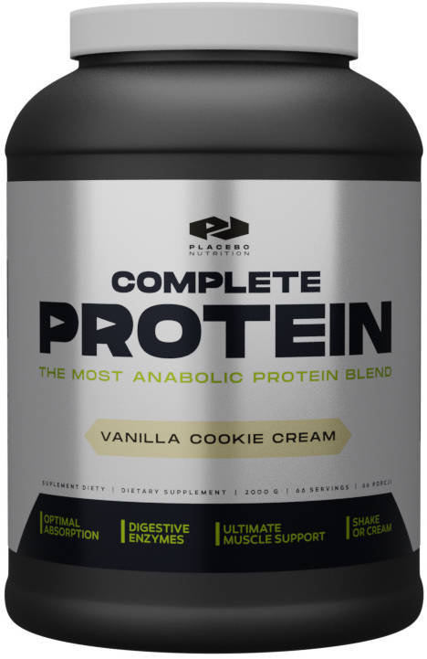 Placebo Nutrition Complete Protein Vanilla Cookie Cream 2000g | Sklep ...