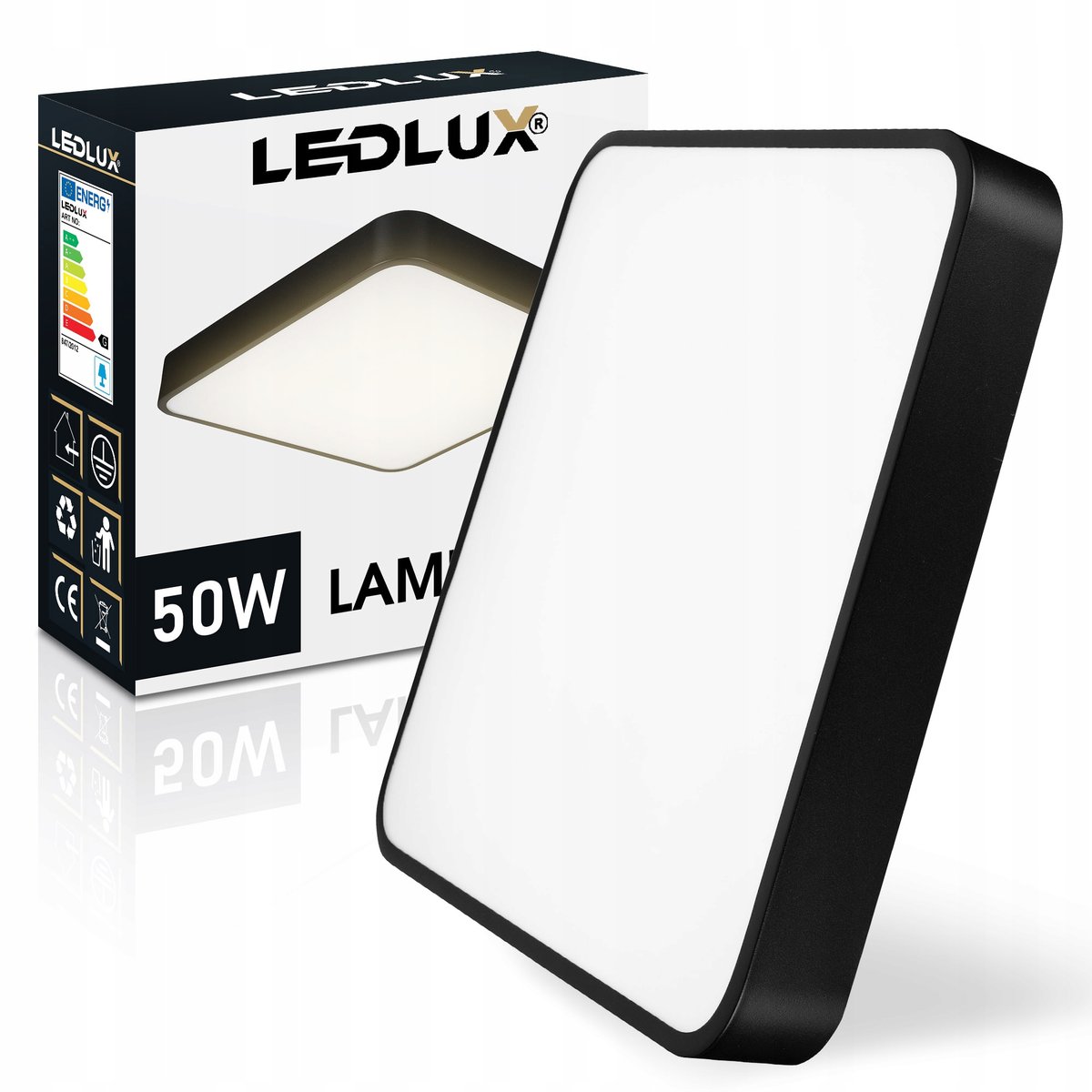 Plafon LED Lampa Sufitowa Panel LED 50W neutralna - LEDLUX | Sklep ...