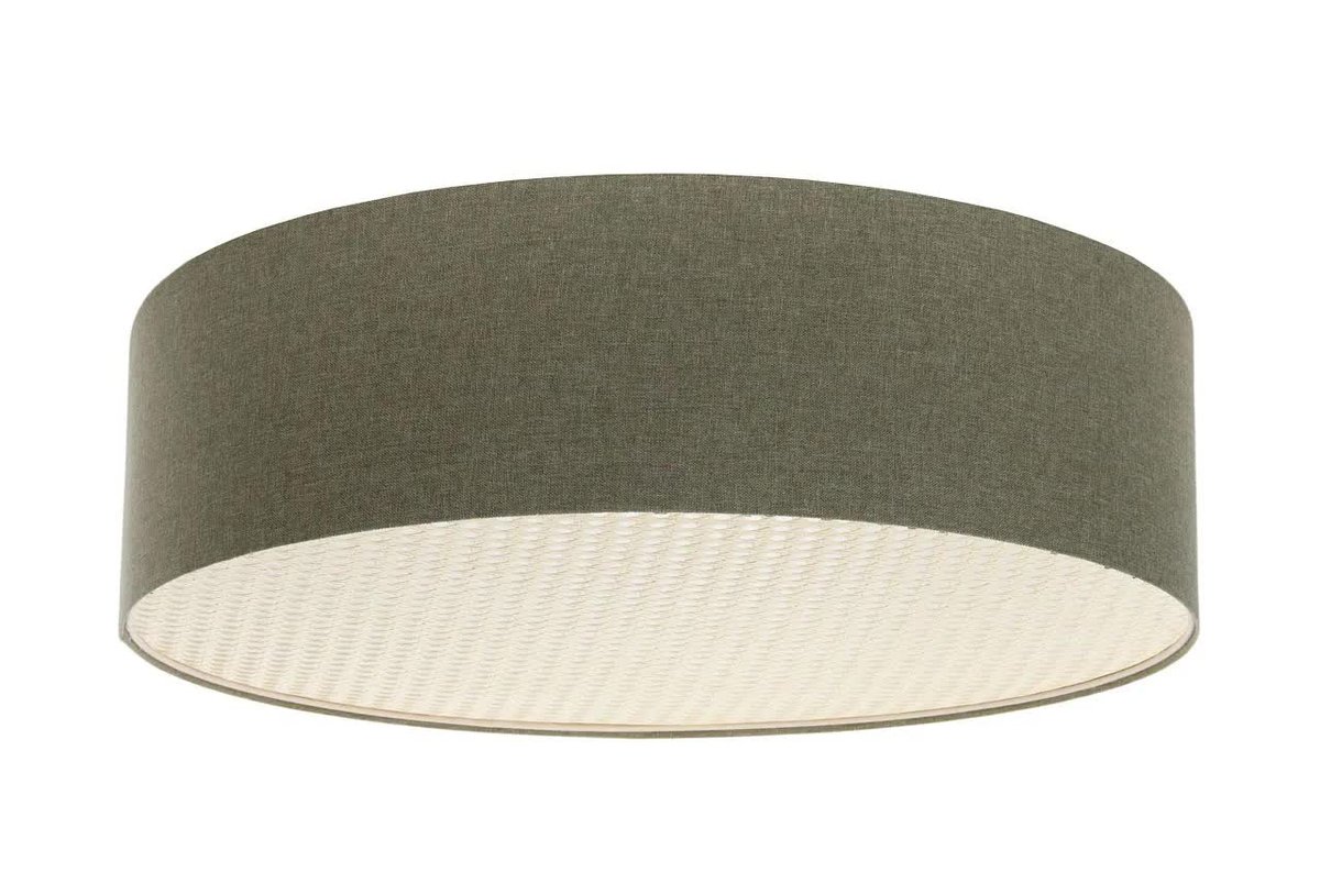 Plafon sufitowy ERUTAN RATTAN 50 zielony - BPS Koncept | Sklep EMPIK.COM