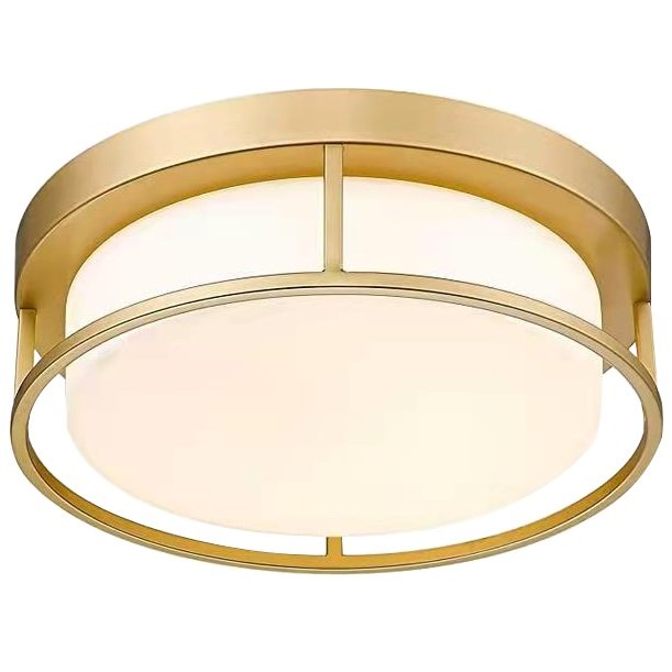 Plafon Warsaw Gold/White Cosmo Light Ø30cm - Cosmolight | Sklep EMPIK.COM