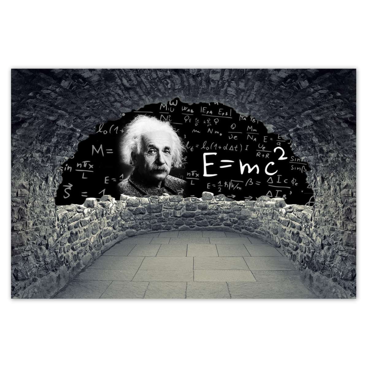 Plakat 120x80 E=MC2 Albert Einstein - ZeSmakiem | Sklep EMPIK.COM