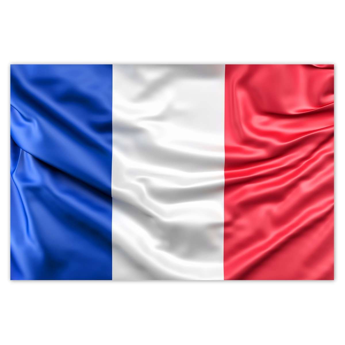 Plakat 120x80 Flaga Francja - ZeSmakiem | Sklep EMPIK.COM